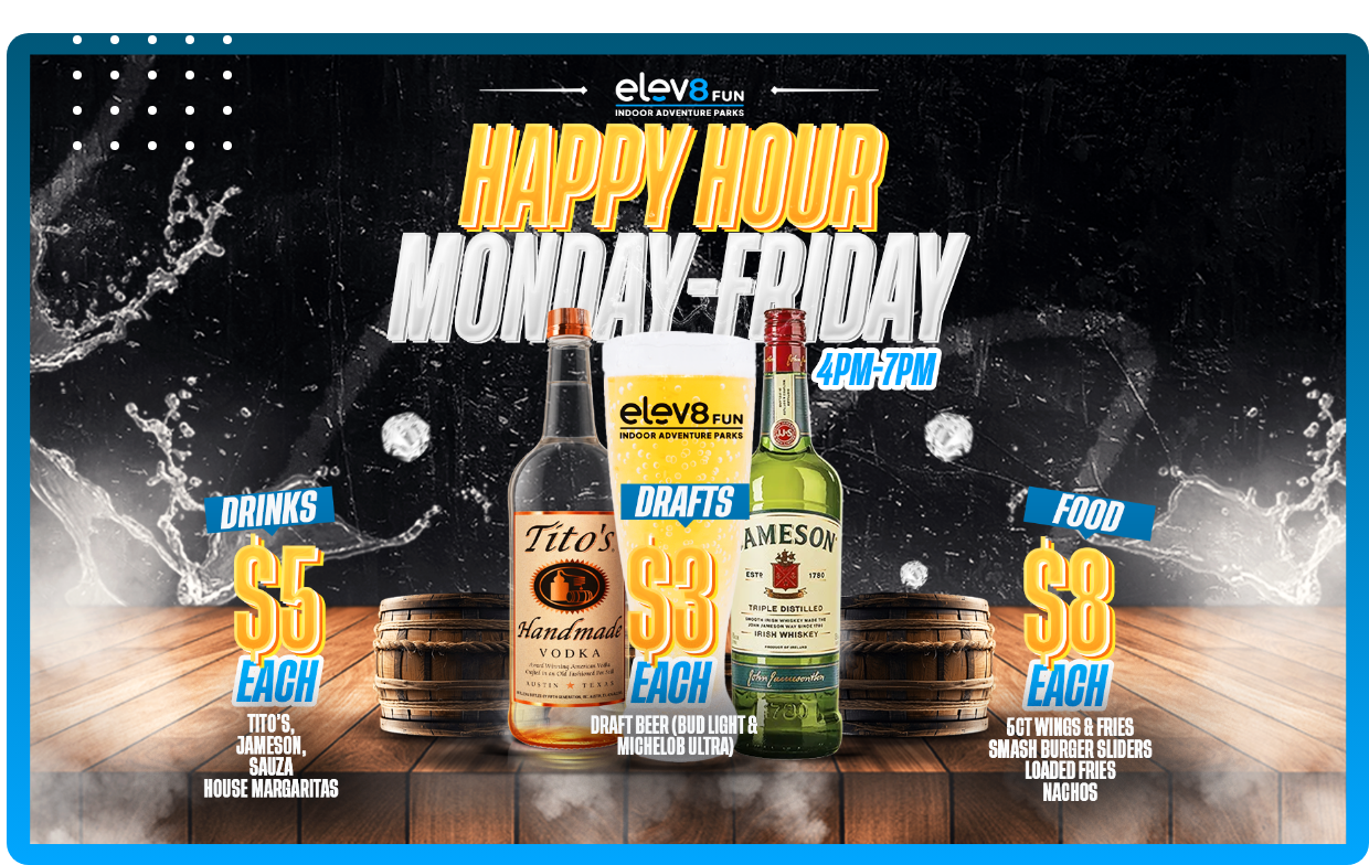 Elev8 Fun Indoor Adventure Park - Promotions